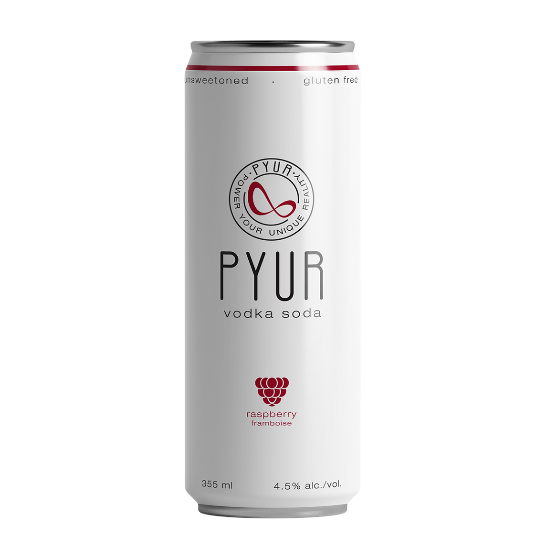 PYUR VODKA SODA RASPBERRY 2130ML – STB Warehouse